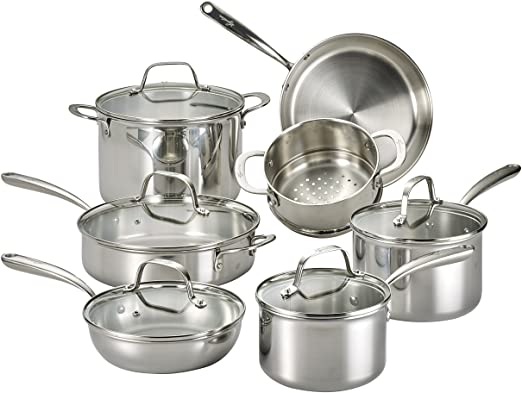 Best Stainless Steel Cookware Without Aluminum - Twin Stripe